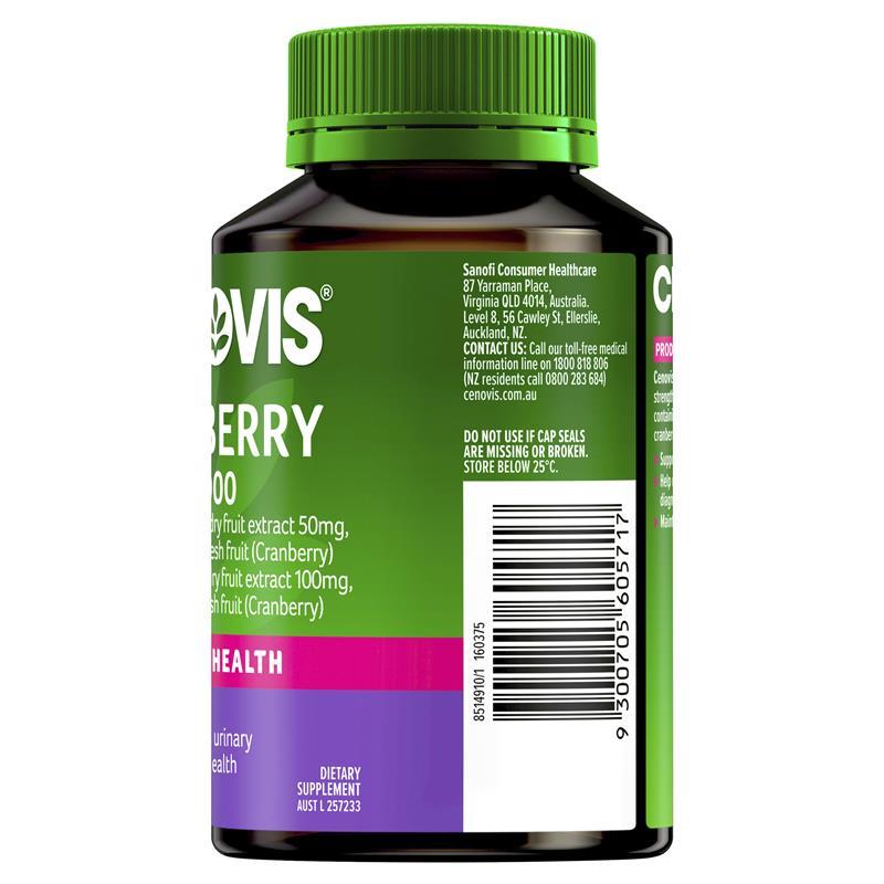 Buy Cenovis Cranberry 30,000mg 90 Capsules Exclusive Size online at ...