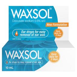 Buy Waxsol Ear Drops 0.5% 10mL online at Chemist Warehouse