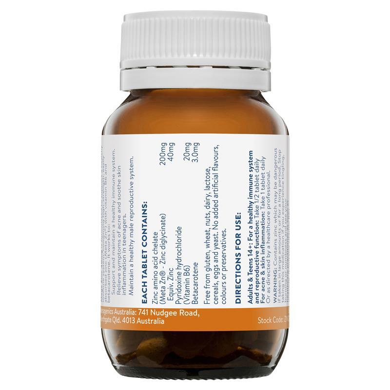 Buy Ethical Nutrients Mega Zinc 40mg 120 Tablets online at Chemist ...