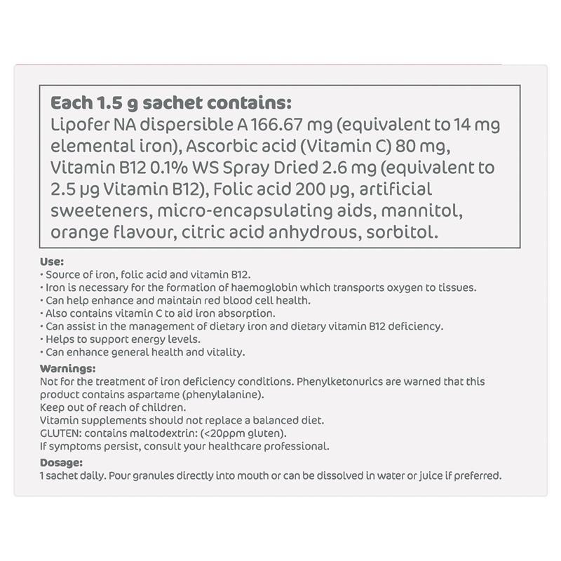 Buy Ferro Sachet 28 x 1.5g Sachets online at Chemist Warehouse