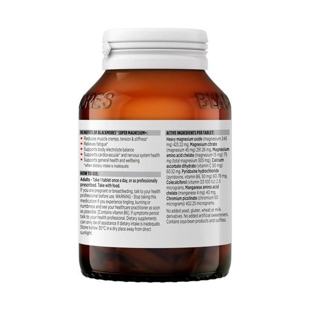 Buy Blackmores Super Magnesium Plus 100 Tablets online at Chemist Warehouse