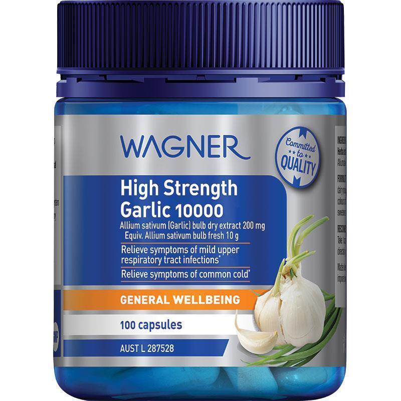 Buy Wagner High Strength Garlic 10000 100 Capsules online at Chemist ...