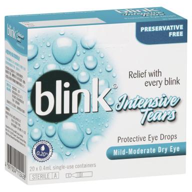 Buy Blink Intensive Tears 0.4 x 20 Vials online at Chemist Warehouse