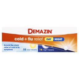 Buy Demazin Cold & Flu Relief Day + Night 48 Tablets online at Chemist ...