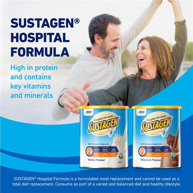 Buy Sustagen Hospital Formula Nutritional Supplement Vanilla Flavour ...