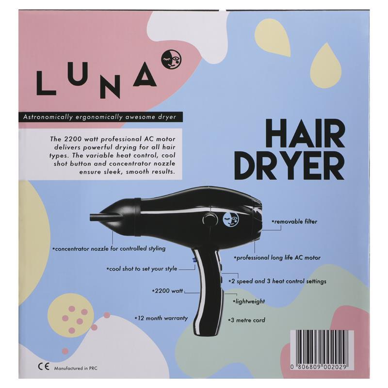 Buy Luna 2000W Hair Dryer online at Chemist Warehouse