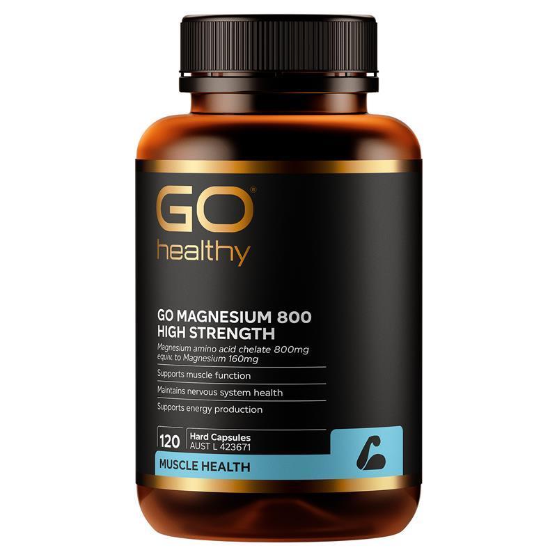 Buy GO Healthy Magnesium 800 120 Vege Capsules online at Chemist Warehouse