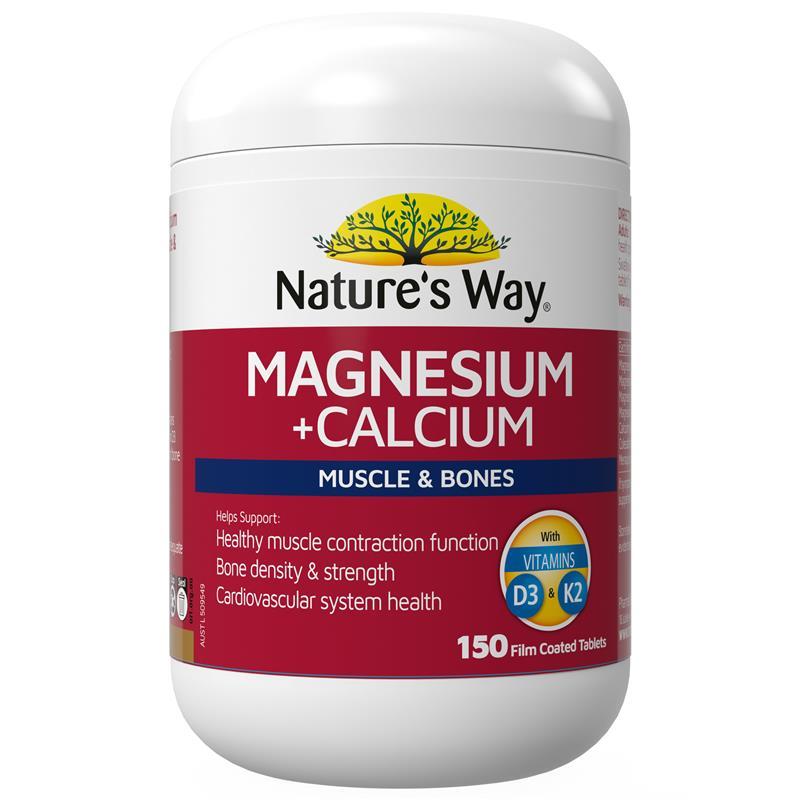 Buy Nature's Way Magnesium Plus Calcium 150 Tablets online at Chemist ...