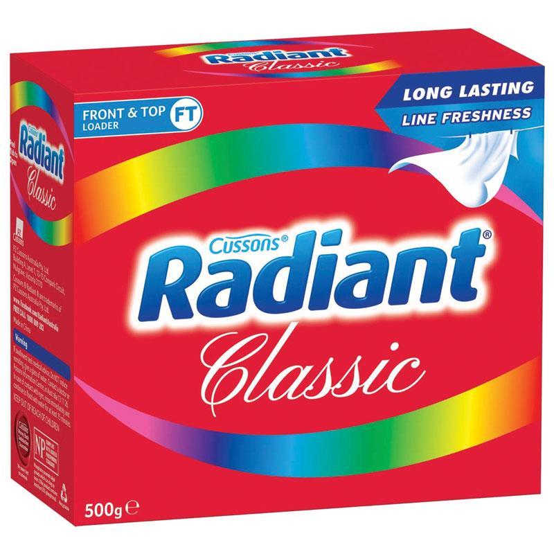 Buy Radiant Laundry Powder Classic 500g online at Chemist Warehouse