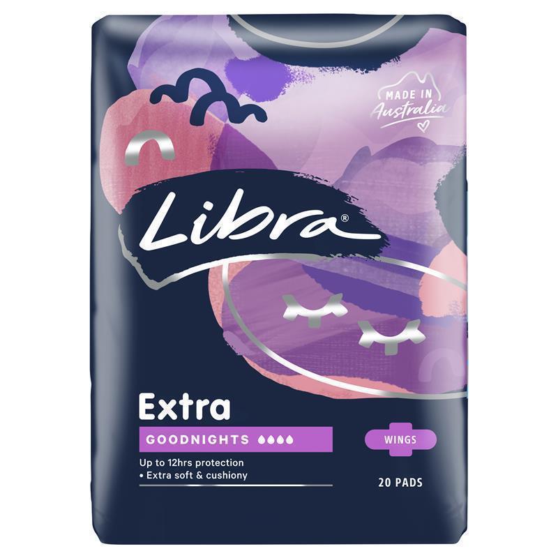 Buy Libra Pad Extra Goodnight 20 Pack online at Chemist Warehouse