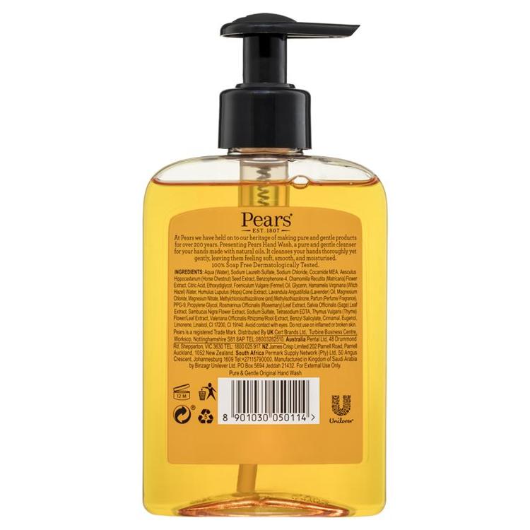 Buy Pears Hand Wash Original 250ml online at Chemist Warehouse