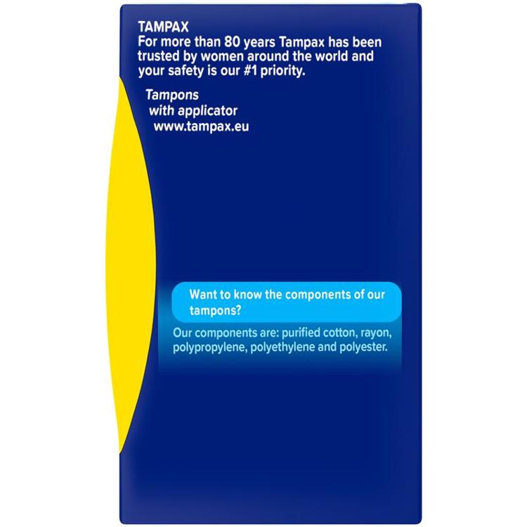 Buy Tampax Pearl Compak Tampons Mini 18 Pack online at Chemist Warehouse