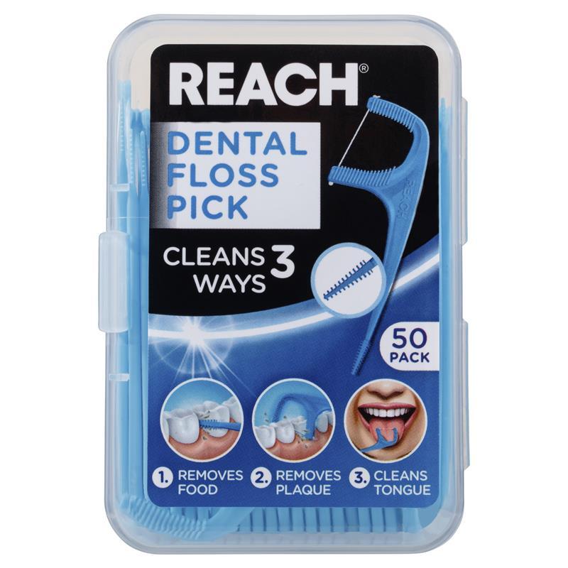 Buy Reach Dental Floss Pick 50 Pack online at Chemist Warehouse