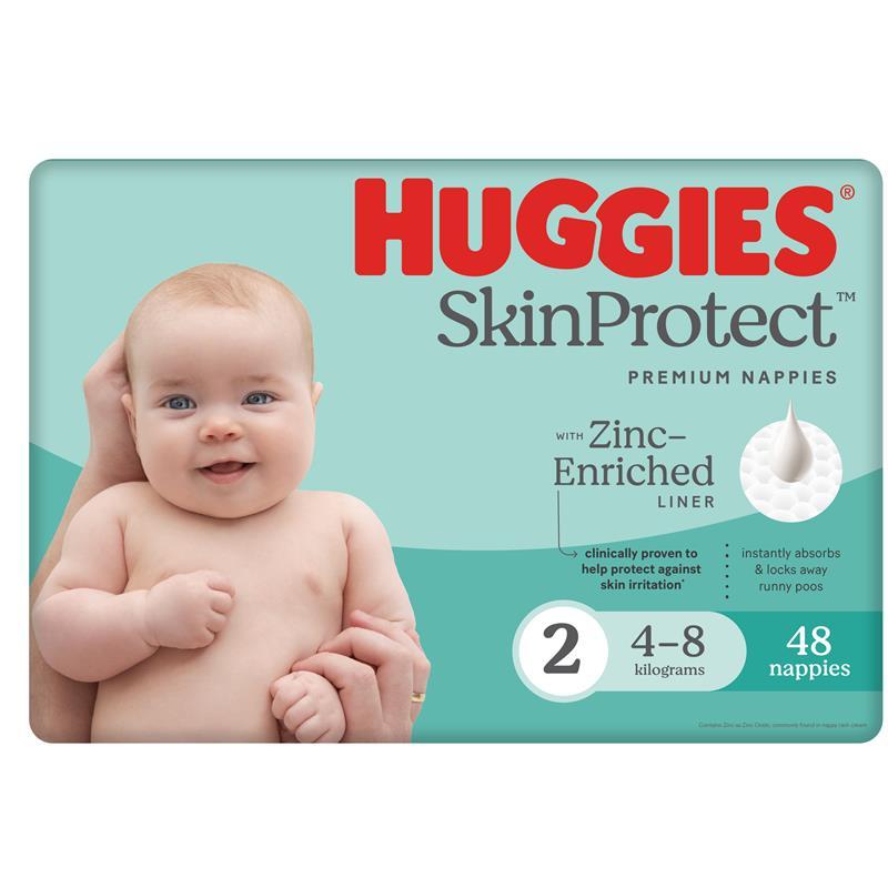Buy Huggies Ultimate Nappies Size 2 Infant 4-8kg Bulk 48 Pack online at ...