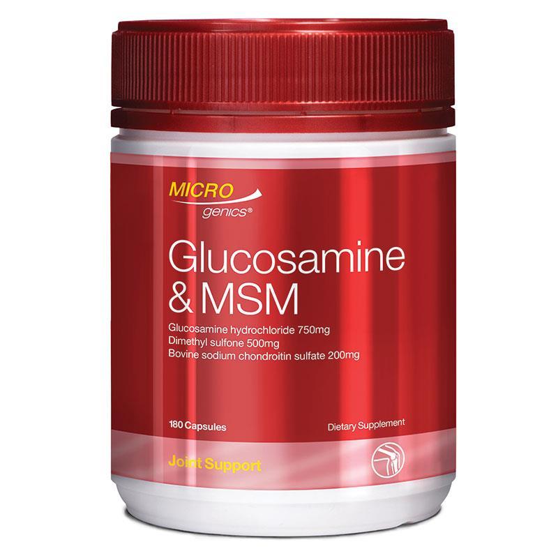 Buy Microgenics Glucosamine & MSM 180 Capsules online at Chemist Warehouse