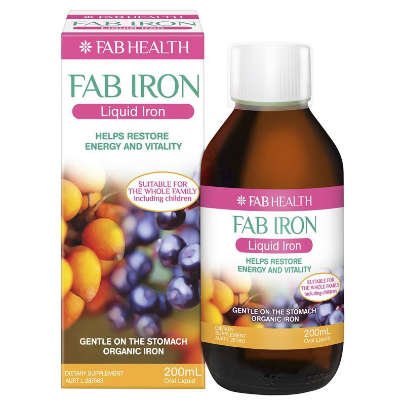 Buy Fab Iron Liquid Iron 200ml online at Chemist Warehouse