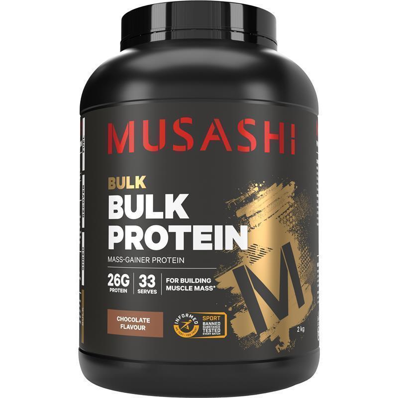 Buy Musashi Bulk Protein Chocolate 2kg online at Chemist Warehouse