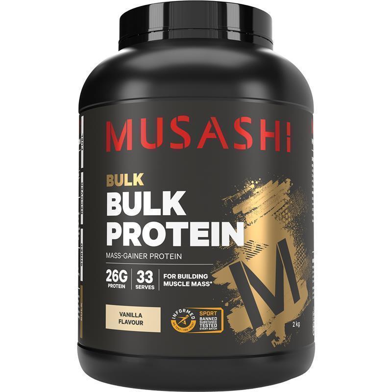 Buy Musashi Bulk Protein Vanilla 2kg online at Chemist Warehouse
