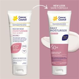Buy Cancer Council SPF 50+ Face & Body Moisturiser 150ml online at ...
