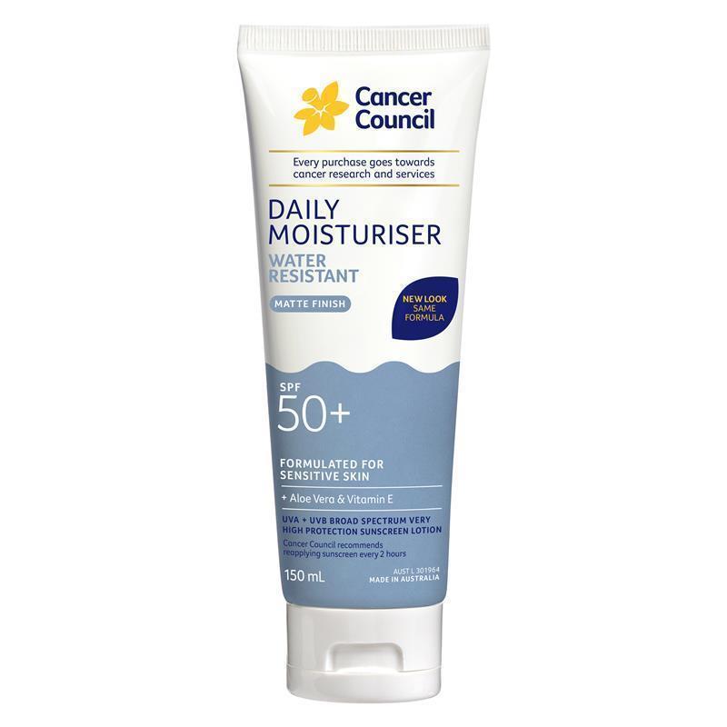 Buy Cancer Council SPF 50+ Face & Body Moisturiser Water Resistant ...
