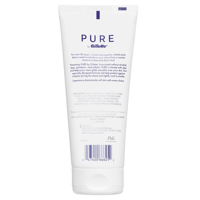 Buy Gillette Pure Shave Cream for Men 170g online at Chemist Warehouse