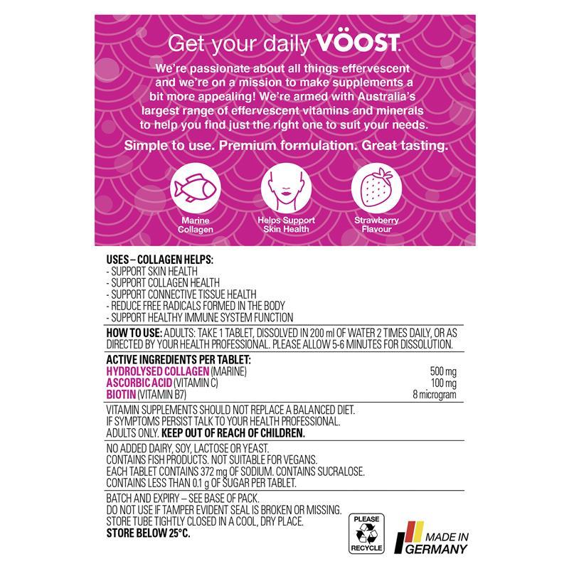 Buy Voost Collagen Effervescent 60 Pack Exclusive Size online at ...