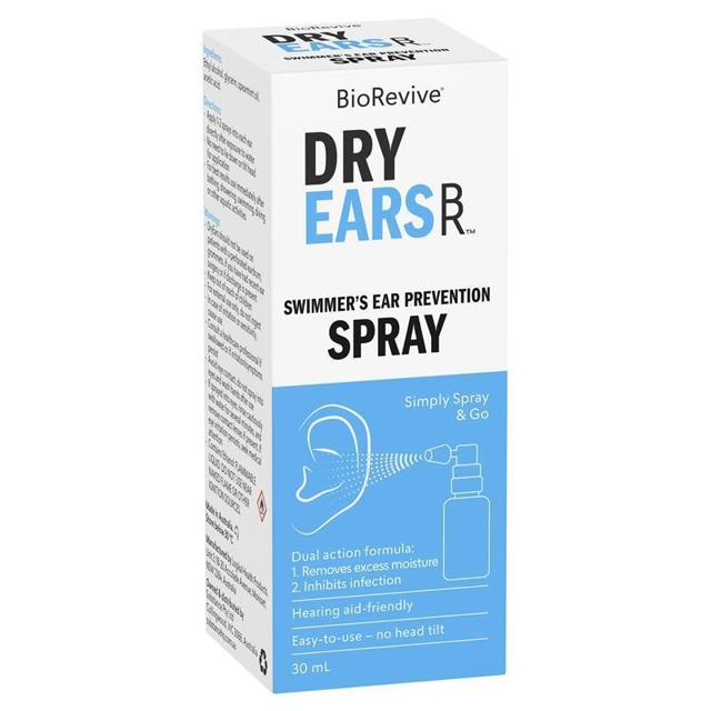 Buy BioRevive Dry Ears Swimmers Ear Prevention Spray 30ml online at ...