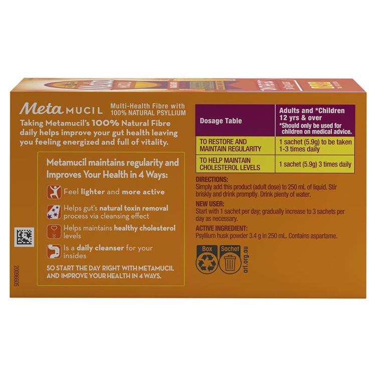 Buy Metamucil Smooth Orange 30 Dose online at Chemist Warehouse