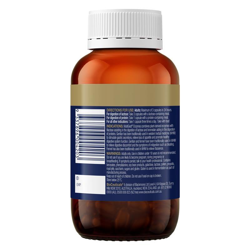 Buy BioCeuticals MultiGest® Enzymes 90 Capsules online at Chemist Warehouse