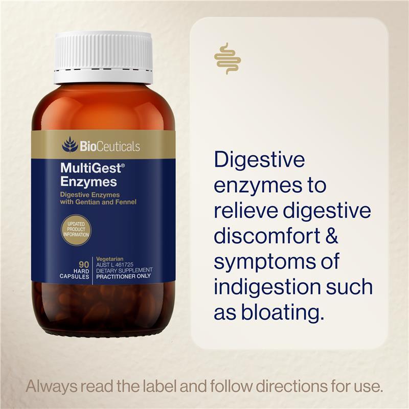 Buy BioCeuticals MultiGest® Enzymes 90 Capsules online at Chemist Warehouse