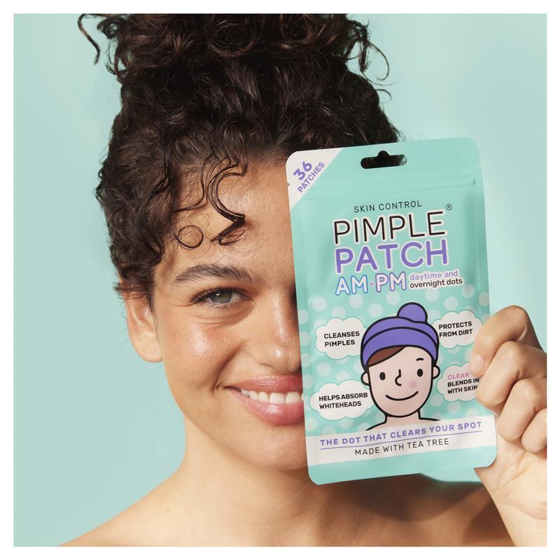 Buy Skin Control Pimple Patches AM & PM Daytime and Night time dots 36 ...
