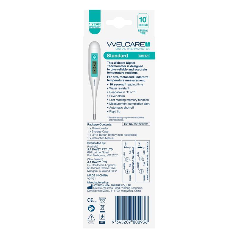 Buy Welcare Digital Thermometer Standard online at Chemist Warehouse