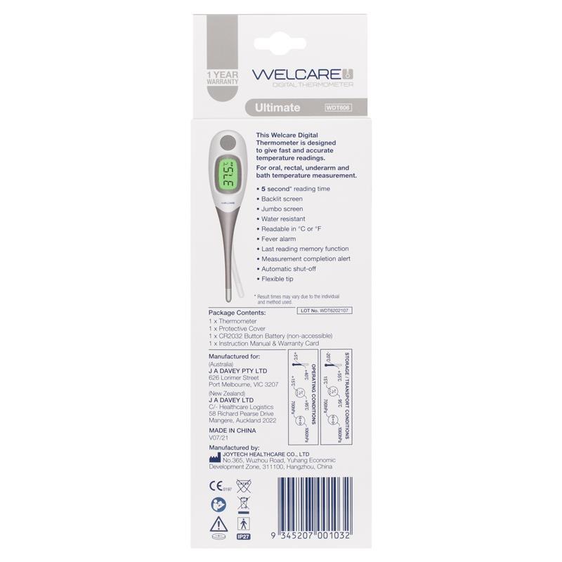 Buy Welcare Digital Thermometer Ultimate online at Chemist Warehouse