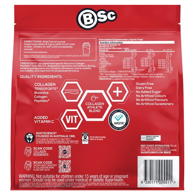Buy BSc Collagen Regenerate 153g online at Chemist Warehouse